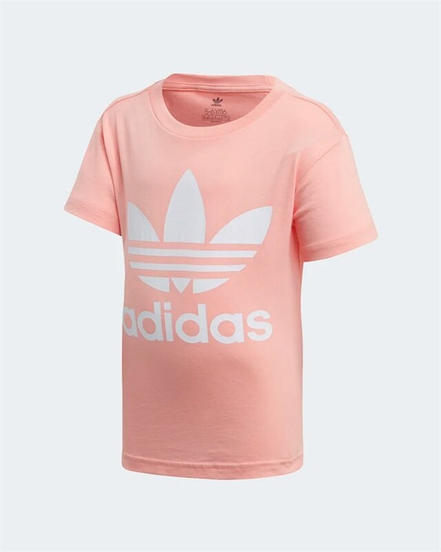 adidas Originals Trefoil Tee K | FM5625 | Rosa | Kläder | Footish