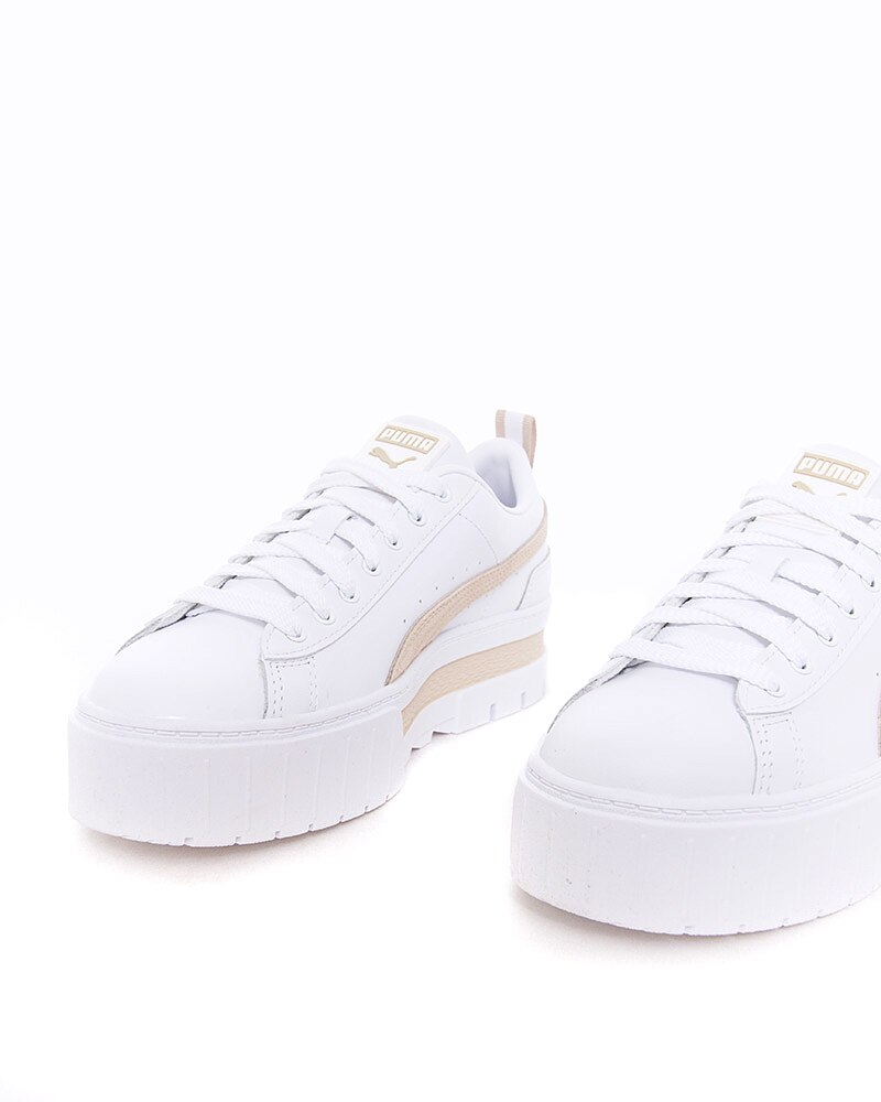 Puma Mayze Platform Leather | 381983-02 | Weiss | Sneakers | Schuhe ...